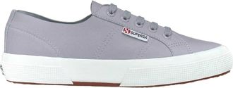Superga 2750 Schuhe f&uuml;r Damen, Nappaleder, Flach (Blau)