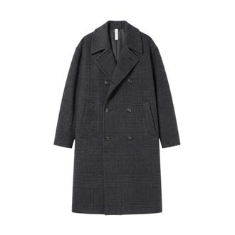 Hev&ograve; Manteau Brindisi - Homme - Manteaux - Gris - Taille: M