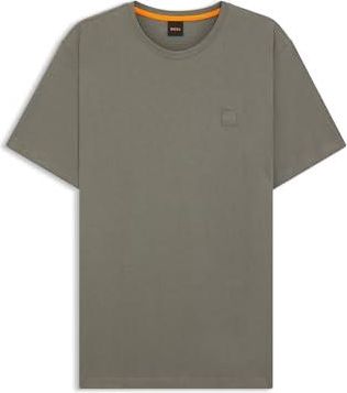 BOSS Hommes Tales T-Shirt en Jersey de Coton avec Patch logot&eacute;