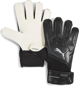 Puma Erwachsene Ultra Play RC Torwarthandschuhe 10, Black Silver Metallic