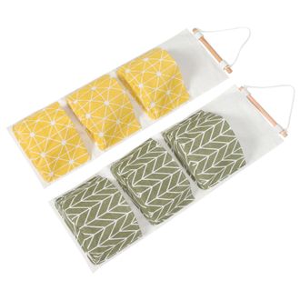 Angoily 2 St&uuml;ck Wandh&auml;ngende Aufbewahrungstaschen aus Atmungsaktivem Material Praktische Organizer f&uuml;r Kleiderschrank und Wohnraum mit Gro&szlig;em Fassungsverm&ouml;gen