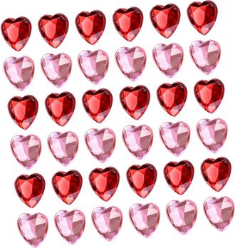Valiclud 400 St&uuml;ck Kunststoff Herzen Vasenf&uuml;ller Tischdeko Herz Streudeko Hochzeit Party Dekoration Rosa Rot