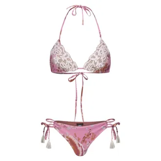 Miss Bikini Damen, Bademode, Rosa, SGr&ouml;&szlig;e