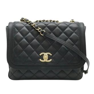 Chanel Pre-owned Matelasse Schultertasche aus Lammleder - - Pre-owned - Damen - Schwarzk - ONE SIZE