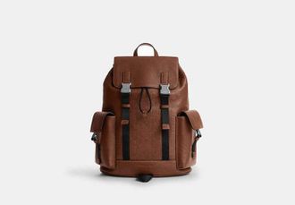 Coach Clark Rucksack Aus Signature-Leder