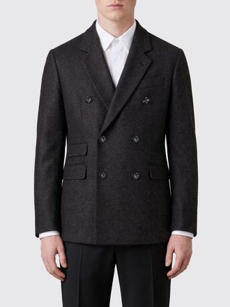Emporio Armani Zweireihiger Kurzmantel aus Wollmischung