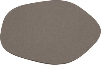 Hey Sign Tischsets + Untersetzer Pebble in organischer Form in vielen Farben, Farbe:35 - Taupe, Größe:Untersetzer Durchmesser Ø 12 cm - 12-teilig