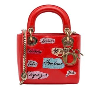 Dior Pre-owned Leder Mini Bag - - Pre-owned - Damen - Rot - ONE SIZE