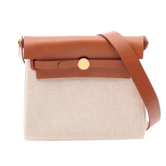Herm&egrave;s Pre-owned Cuir sacs-ports-paule - Femme - Pre-owned - Beige - Taille: ONE Size