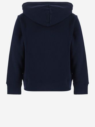 Polo Ralph Lauren Boys Sweatshirt Polo Bear Cotton-Blend Navy Hoods & Sweatshirts