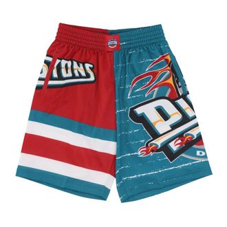 Mitchell & Ness Detroit Pistons Basketball Shorts - - Sport - Herren - Mehrfarbig - XL