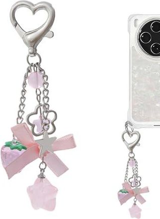 Generic Porte-clés esthétique | Porte-clés élégant, accessoires tendance et esthétiques pour femmes et filles pour sac à dos, sac à main, anniversaire, Noël