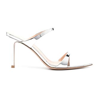 Gianvito Rossi Femme, Chaussures, Gris, Taille: 40 EU Sandalo