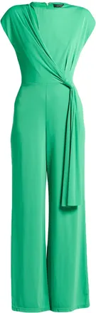 Ralph Lauren TIE-FRONT JERSEY WIDE-LEG JUMPSUIT