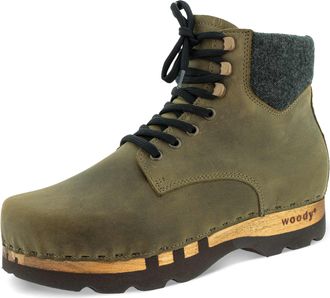 Woody Herren Moritz Clog Boots, Olivia, 49 EU