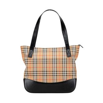 Burberry Sac cabas classique Pre-owned &agrave; carreaux - Femme - Pre-owned - Brun - Taille: ONE Size