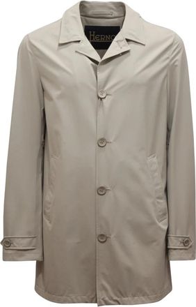 Herno Homme, Manteaux, Beige, Taille: XL Im0153U Soprabito Sfoderato Coat
