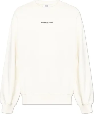 Maison Kitsun&eacute; Homme, Sweatshirts et sweats &agrave; capuche, Beige, Taille: XL SweaT-shirts & SweaT-shirts &agrave; capuche