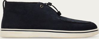 Ferragamo Herren Desert Boot Blau Gr&ouml;&szlig;e 40.5
