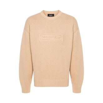 Dsquared2 Kanadischer Jersey Baumwollpullover - - Knitwear - Herren - Braun - M