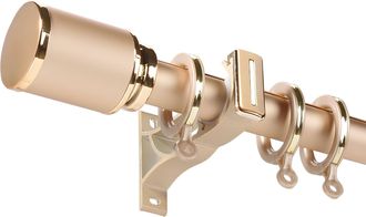 Generic Gardinenstangen Mit 2.8cm Durchmesser, 70-600 cm Robuste Fenster Vorhangstange Mit Aluminiumhalterung, Metallendkappen F&uuml;r Die Fenster-Terrassendekora