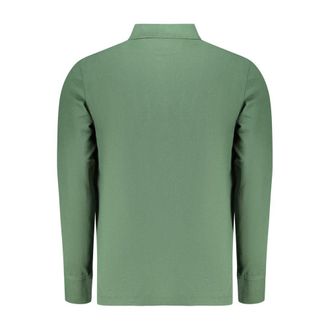 Timberland Long-Sleeved Cotton Polo Shirt - Green