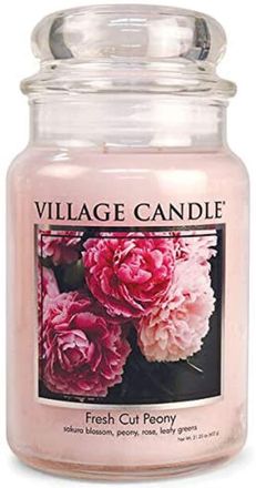 Village Candle Große Duftkerze im Glas, 740 ml