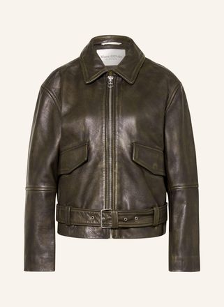 Marc O'Polo Marc Opolo Lederjacke gruen