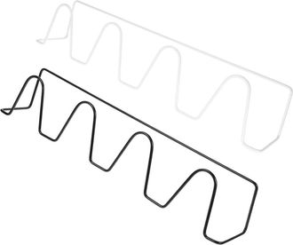 DOITOOL 2 St&uuml;ck Teiliges Schuhregal Wandmontage ohne Bohren Rutschfester Stabiler Hausschuhhalter f&uuml;r Badezimmer Selbstklebend Platzsparend Wiederverwendbar W