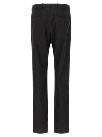 Gucci GG Wool Blend Formal Trousers - black