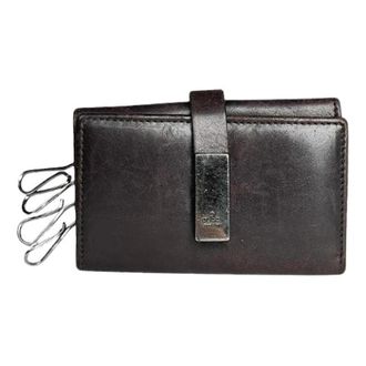 Gucci Pre-owned Leder-Schl&uuml;sselanh&auml;nger - - Pre-owned - Damen - Braun - ONE SIZE