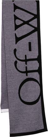 Off-white Bookish Schal aus Jacquard - Schwarz