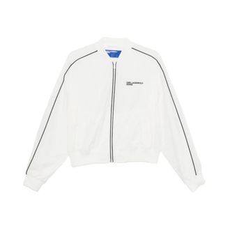 Karl Lagerfeld Bomberjacke - - Sweatshirts & Hoodies - Damen - Wei&szlig; - XS