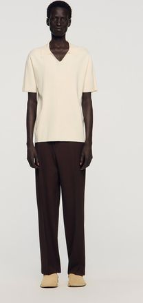 Sandro Polo en maille stretch