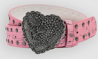 Vitriol Agatha Studded G&uuml;rtel pink