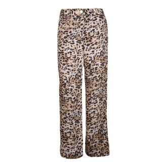 Guess Pantalon en Satin - Femme - Pantalons - Beige - Taille: 38 FR