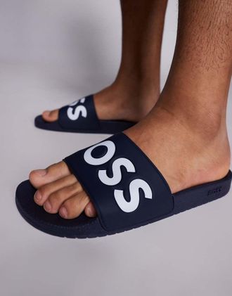 HUGO BOSS BOSS - Aryeh - Slider in Marineblau