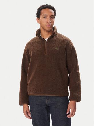 Lacoste Fleecejacke SH8648 Dunkelbraun Regular Fit