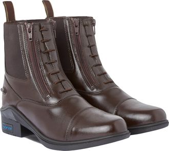 Horze Damen Reitstiefelette Kingston, Jodphur Reitstiefel mit doppeltem Reißverschluss