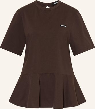 Rotate Rotate T-Shirt Mit Cut-Out braun