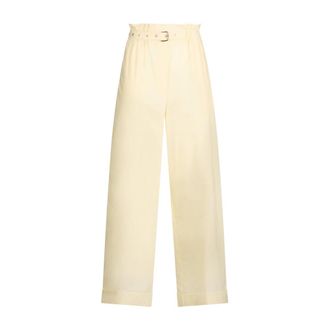 Liu Jo Pantaloni a vita alta - - Trousers - Damen - Gelb - XS