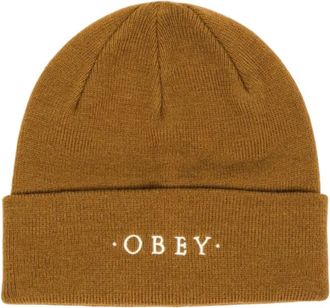 Obey Union Beanie - - Accessories - Herren - Braun - ONE SIZE