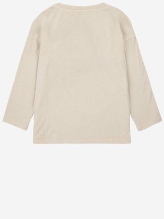 Bobo Choses Boys Long-Sleeve Printed T-Shirt Beige Organic Cotton T-Shirts And Polos