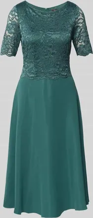 Vera Mont Knielanges Cocktailkleid mit Spitze