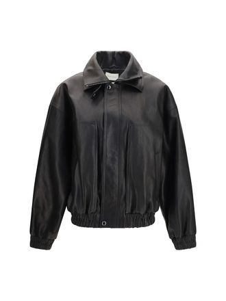 Magda Butrym Sheep Leather Jacket - Black