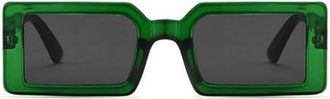Generic Lunettes De Soleil Carrées For Hommes Et Femmes, Idéales For Les Vacances, La Plage Ou Fêtes(Green)