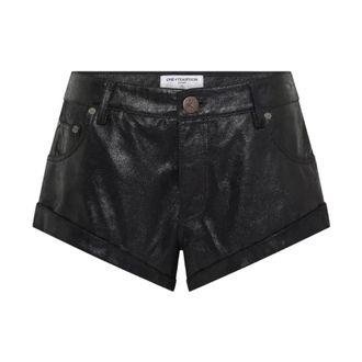 One Teaspoon Femme, Shorts, Noir, Taille: W27 Shorts en cuir noir
