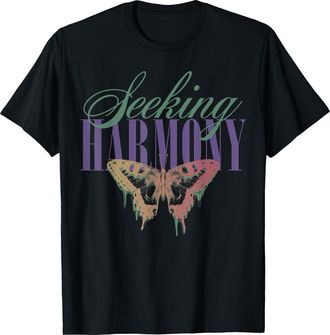 Trendy Apparel Seeking Harmony Butterfly Balanced Nature T-Shirt
