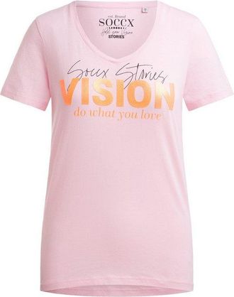 soccx V-Shirt aus Baumwolle
