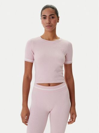 Guess T-Shirt V6RP02 Z4692 Rosa Slim Fit